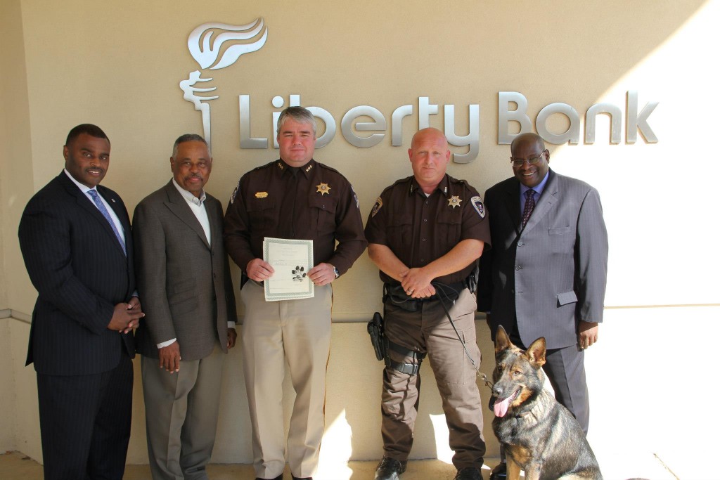K-9 “Deputy Liberty” introduced by Liberty Bank and Hinds County Sheriff – The Mississippi Link