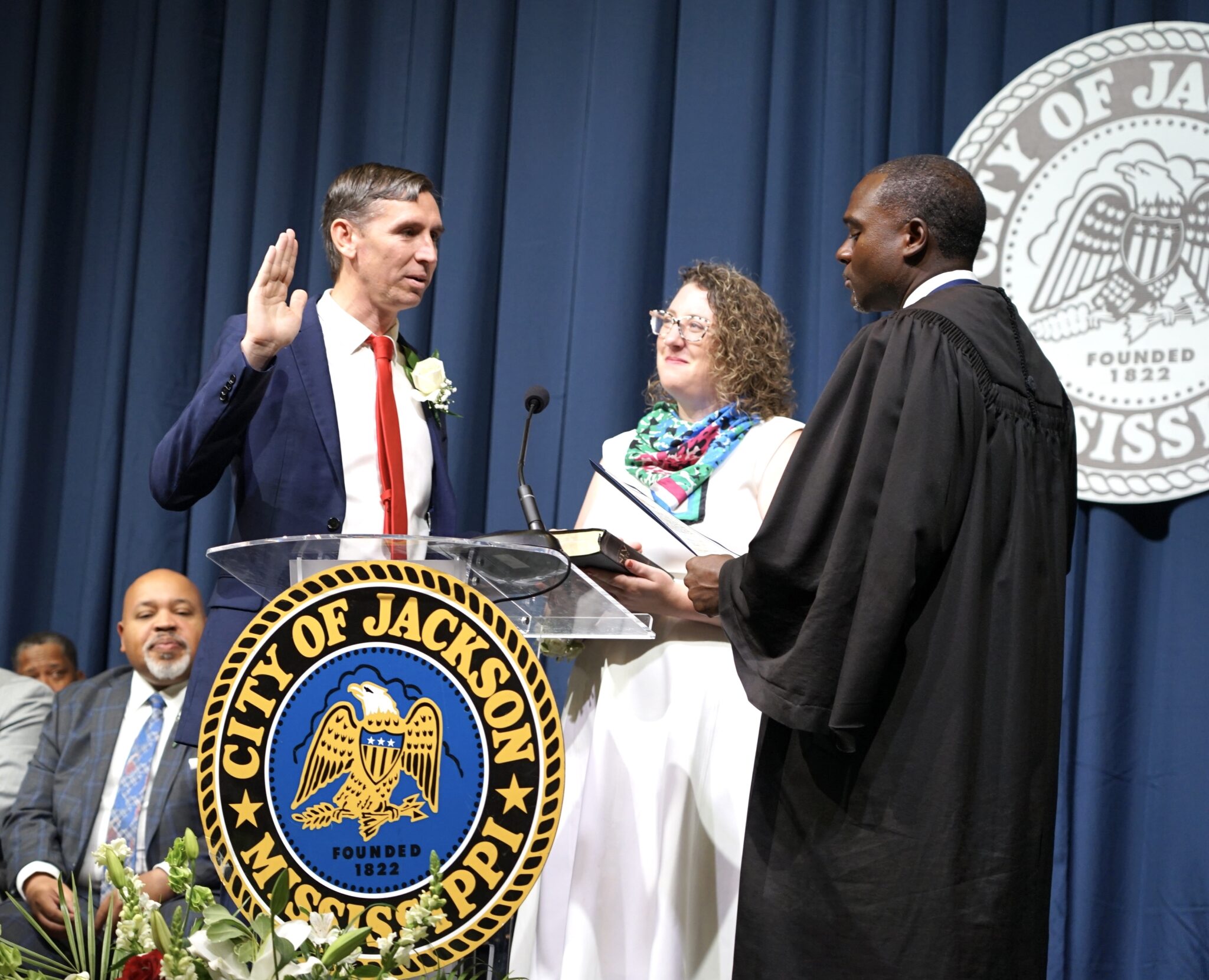 Inaugural Ceremonies for Mayor John Horhn and the Jackson City Council ...