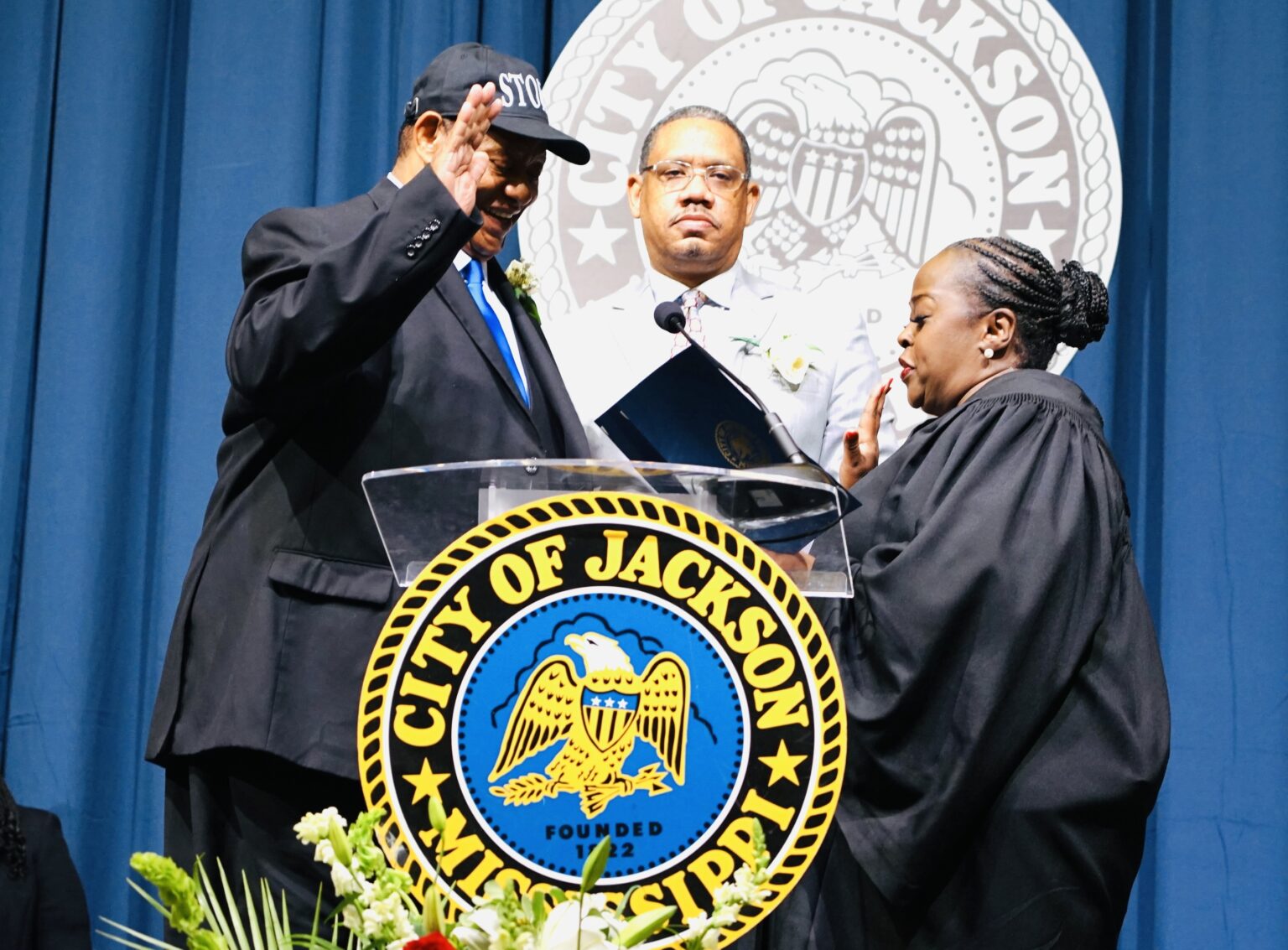 Inaugural Ceremonies for Mayor John Horhn and the Jackson City Council ...
