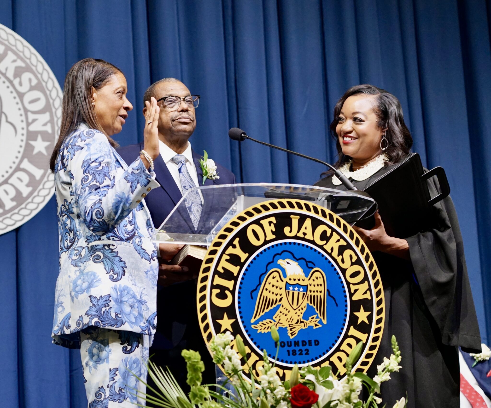 Inaugural Ceremonies for Mayor John Horhn and the Jackson City Council ...