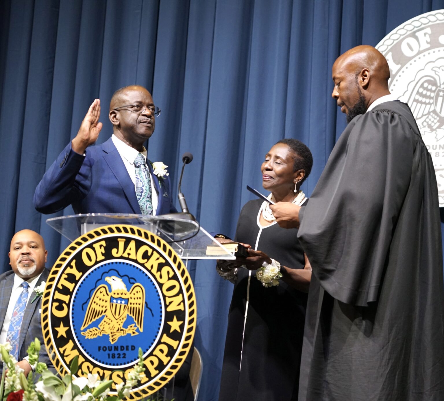 Inaugural Ceremonies for Mayor John Horhn and the Jackson City Council ...